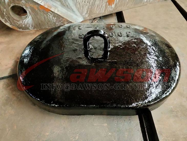 Cast Iron Mooring Sinker for Mooring System, Oval Mooring Sinker for ...
