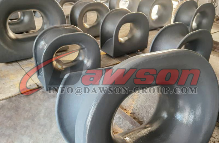 DIN 81915 Deck Mounted Panama Chock Type C, ship chock, cast closed ...