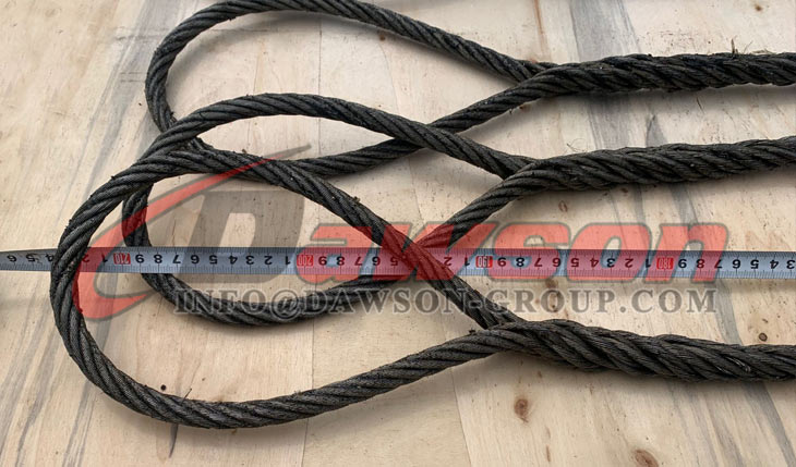 WS82-TTH Tapered Eye Splice Wire Rope Slings - Dawson Group Ltd ...