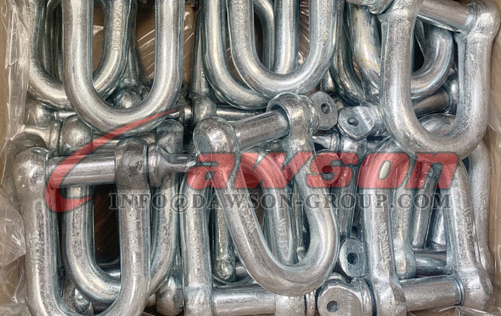 European Type Commercial Galv. Dee Shackle - Dawson Group Ltd. - China ...