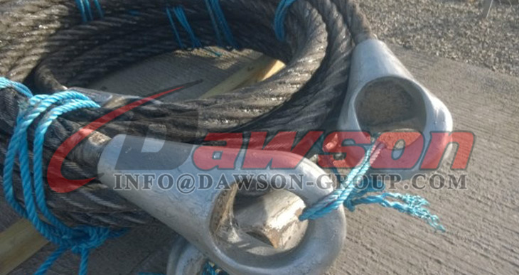 DS-517 Galvanized M-Line Mooring Socket, Mooring Spelter Socket, Wire ...