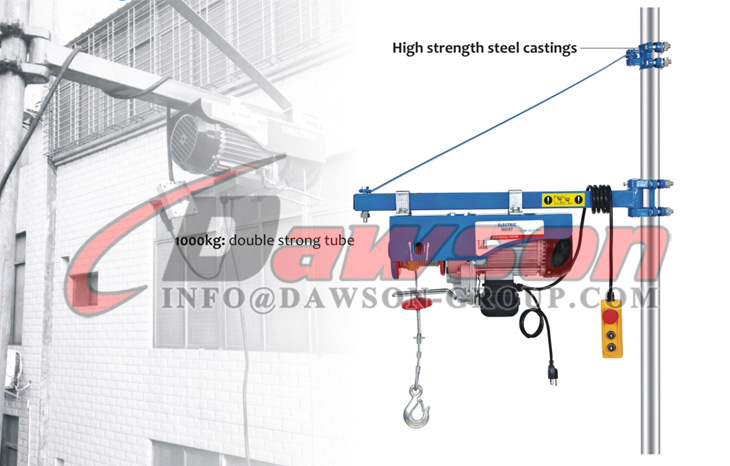1000kg Steel Rotary Hoist Frame Construction Hoist Frame for Electric ...