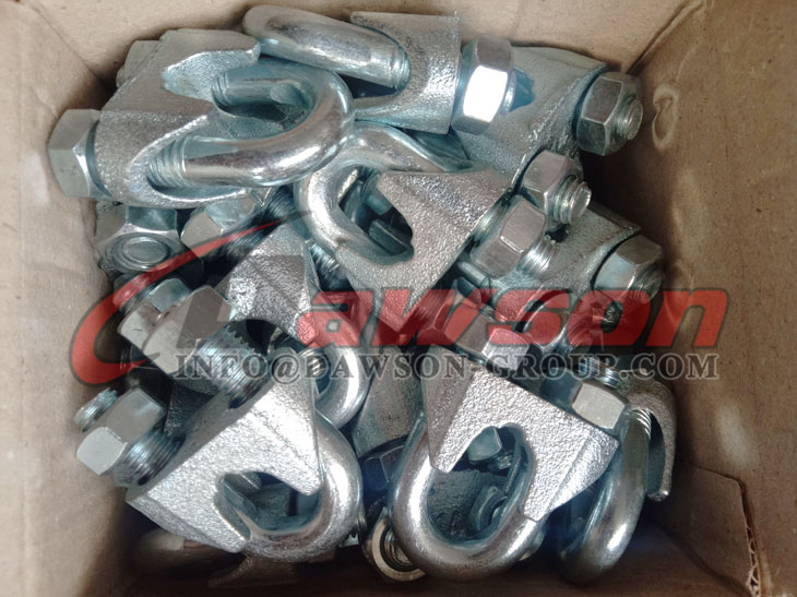 Din 741 Galv. Malleable Casting Wire Rope Clip, Cast Steel Galvanized ...