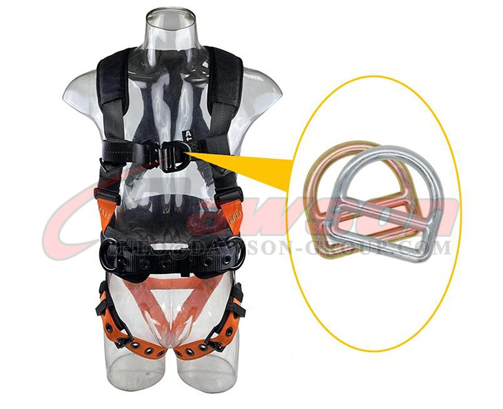 DSJ-3006 Outdoor Climbing Fall Protection D-Ring, Forged Steel Safety ...