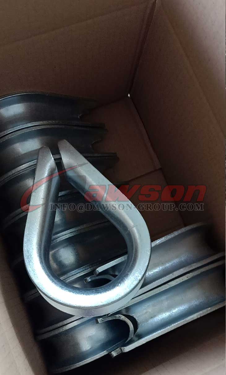 G411 Standard Wire Rope Thimbles, Super Carbon Steel Wire Rope Thimbles ...