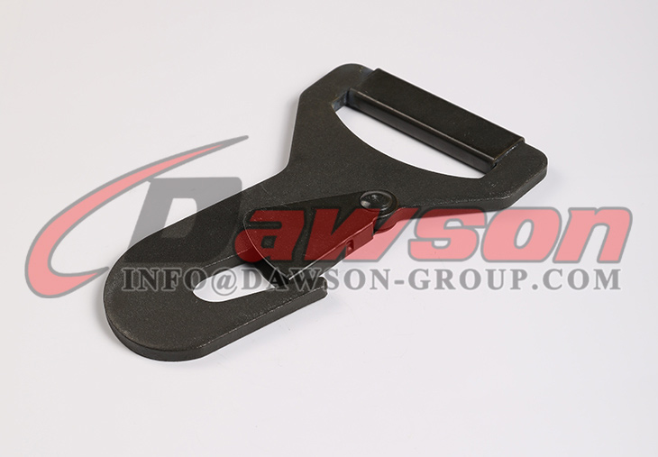 BS 3000KG/6600LBS 2 inch Flat Snap Hook, 2" Zinc Plated Flat Hooks ...