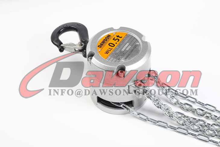 250KG 500KG 1000KG Aluminum Alloy Chain Hoist, 0.25 Ton 0.5T 1 Ton ...