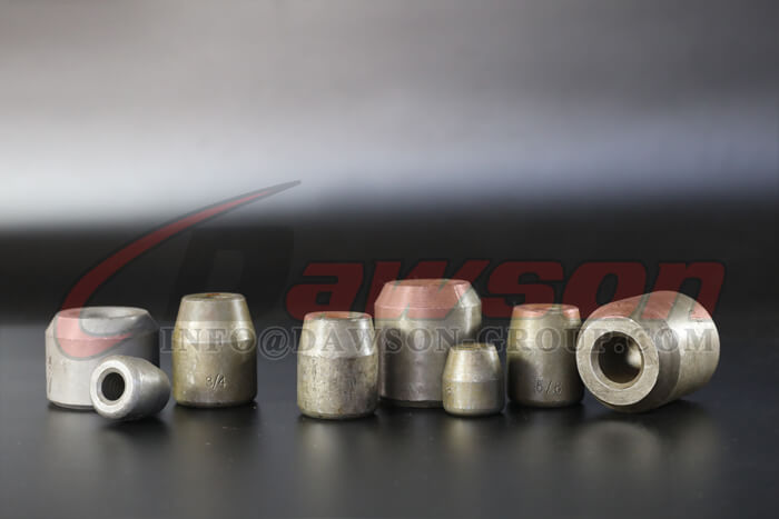 EN 13411 Wire Rope Aluminum Ferrules Form C with Inspection Hole ...