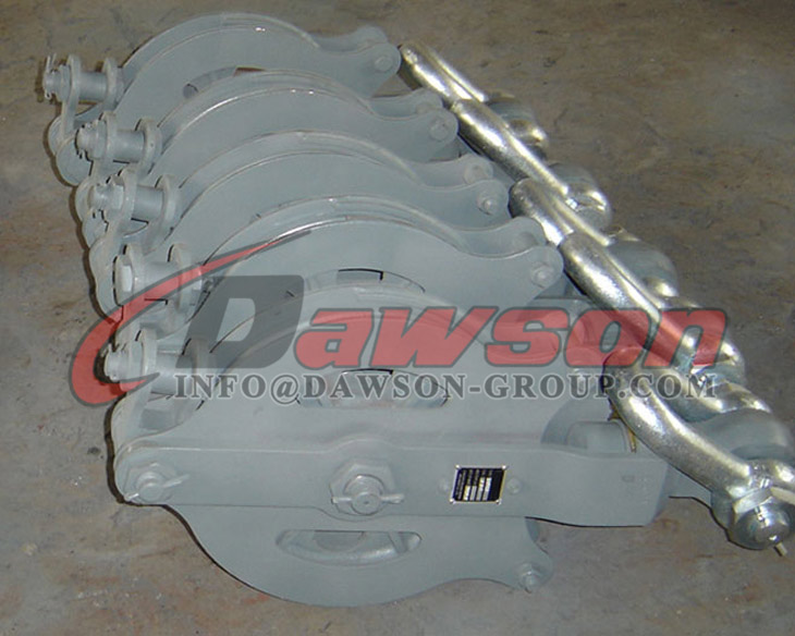 JIS F3421 Steel Cargo Blocks, Bush Type Double Sheave Block - Dawson ...