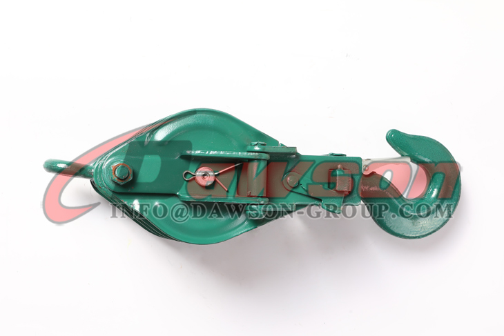 Open Type Pulley Block Double Sheave Block With Hook, snatch block ...