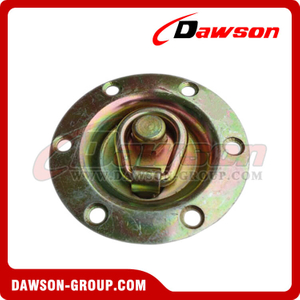 BS 4000kgs/8800lbs Recessed Mounting Rope Ring, Black Painted Recessed ...